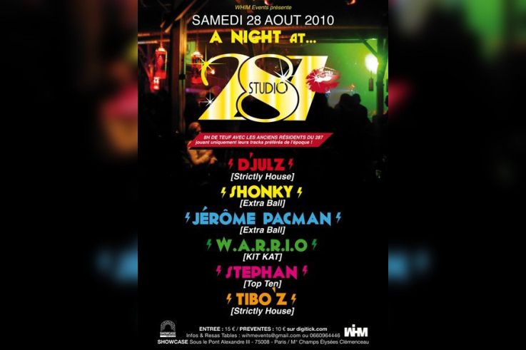 A night at...studio 287 - Nuits parisiennes - Sortiraparis.com