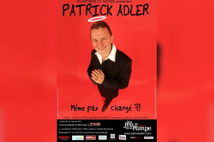 Patrick adler aux feux de la rampe - Sortiraparis.com