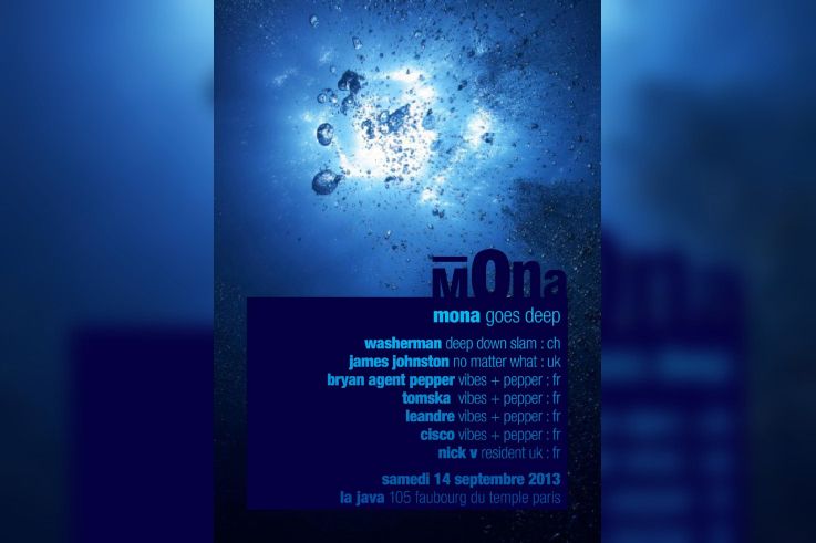 MONA GOES DEEP @La Java - Sortiraparis.com