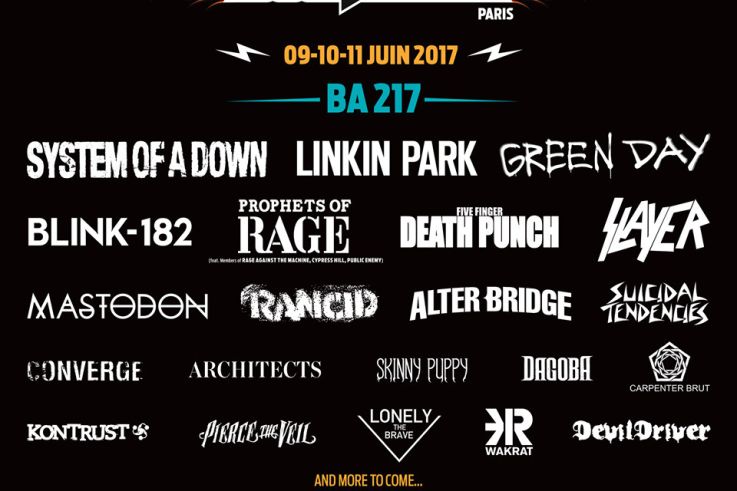 Download Festival Paris 2017 Slayer Mastodon Rancid rejoignent la programmation Sortiraparis
