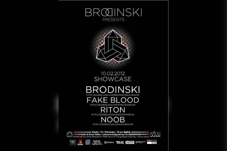 Brodinski presents Fake Blood, Riton & Noob - Sortiraparis.com
