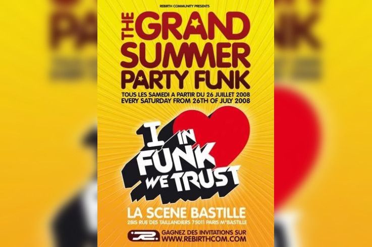 The grand summer party funk - Nuits parisiennes - Sortiraparis.com