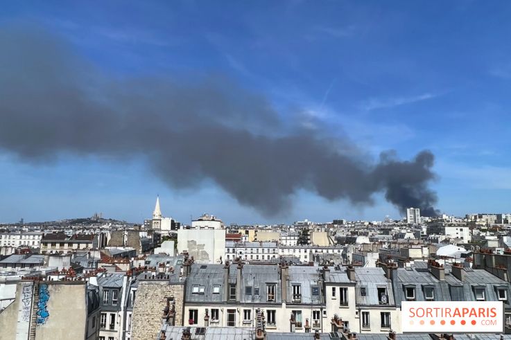 Important incendie en cours à Aubervilliers en Seine-Saint-Denis (93) - Sortiraparis.com