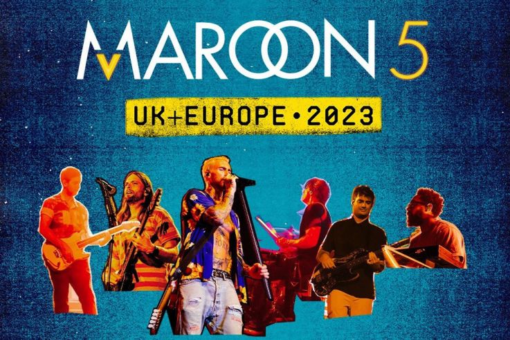 Maroon 5 live in June 2023, at Paris La Défense Arena - Sortiraparis.com