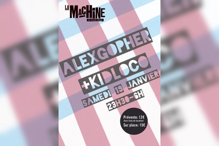 Alex Gopher + Kid Loco @ La Machine - Sortiraparis.com