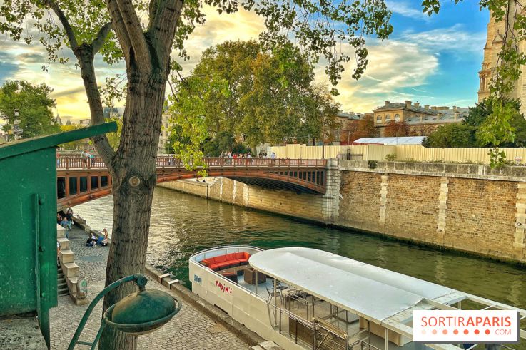 Paris: the Pont au Double reopens to pedestrians to access to the Notre-Dame cathedral ...