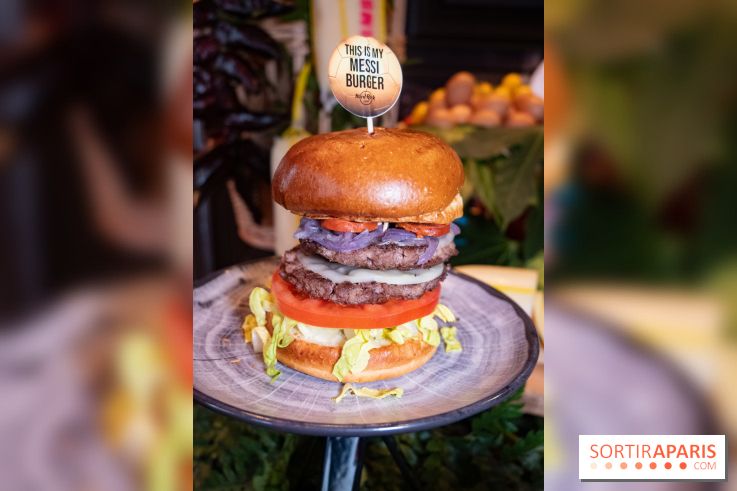 Lionel Messi launches his Messi Burger at Hard Rock Cafe Paris ...
