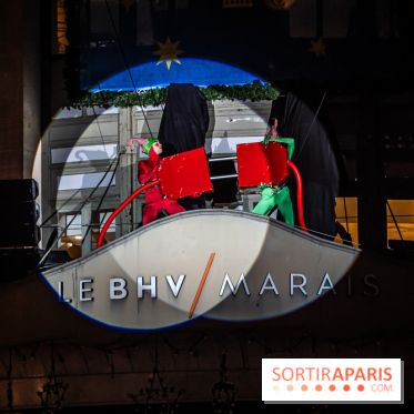 Album Photos Inauguration des vitrines et décorations de Noël du BHV Marais 2024 avec Léna ...