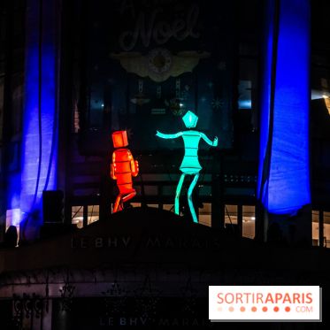 Album Photos Inauguration des vitrines et décorations de Noël du BHV Marais 2024 avec Léna ...