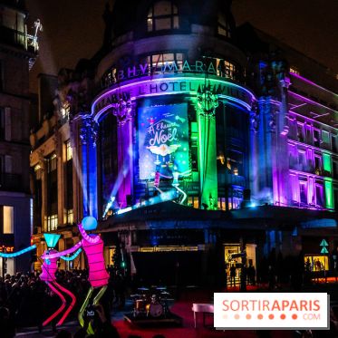 Album Photos Inauguration des vitrines et décorations de Noël du BHV Marais 2024 avec Léna ...