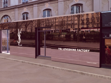 YSL Loveshine Factory pop up
