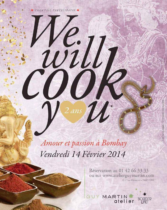 We Will Cook You spéciale Saint Valentin à l'Atelier Guy Martin ...