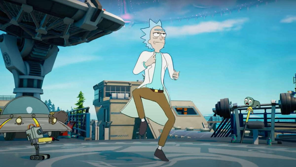 Fortnite : le skin de Rick Sanchez (Rick & Morty) disponible dans le ...
