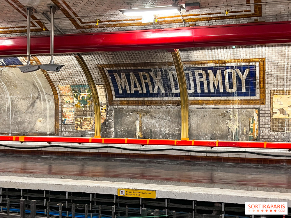 Paris : la station de métro Marx Dormoy, en rénovation, vous dévoile ...