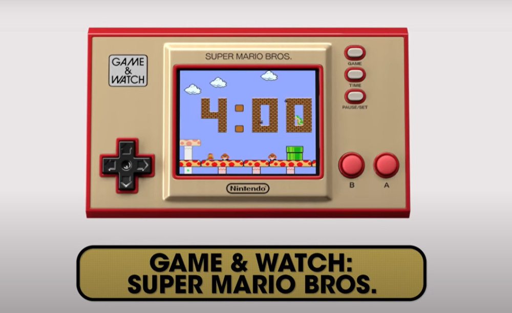 Game & Watch Super Marios Bros. : la nouvelle console rétro de Nintendo ...