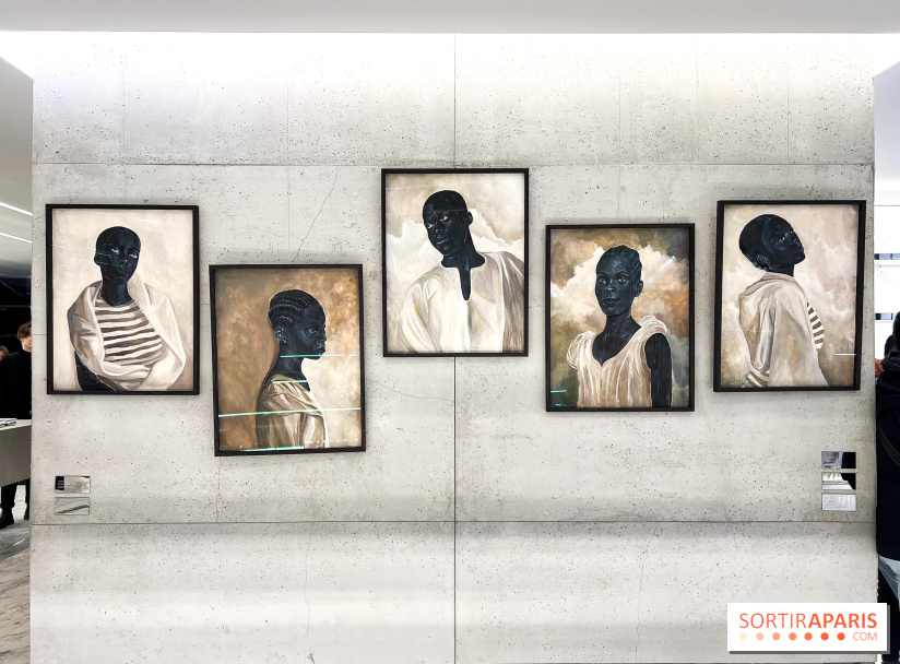 L'exposition d'Elladj Lincy Deloumeaux chez Saint Laurent Rive Droite ...