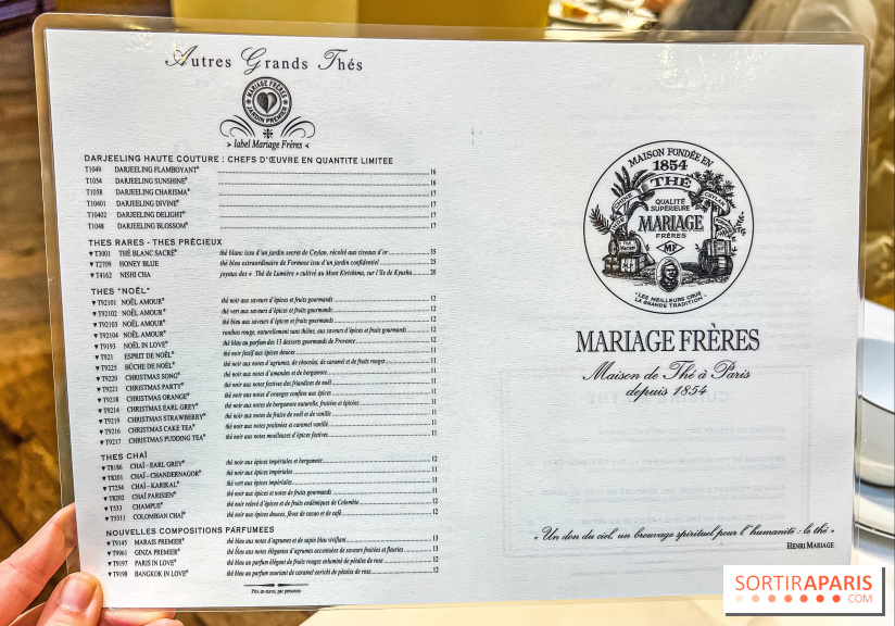 Mariage Frères lance son premier tea Time de Noël à Paris ...