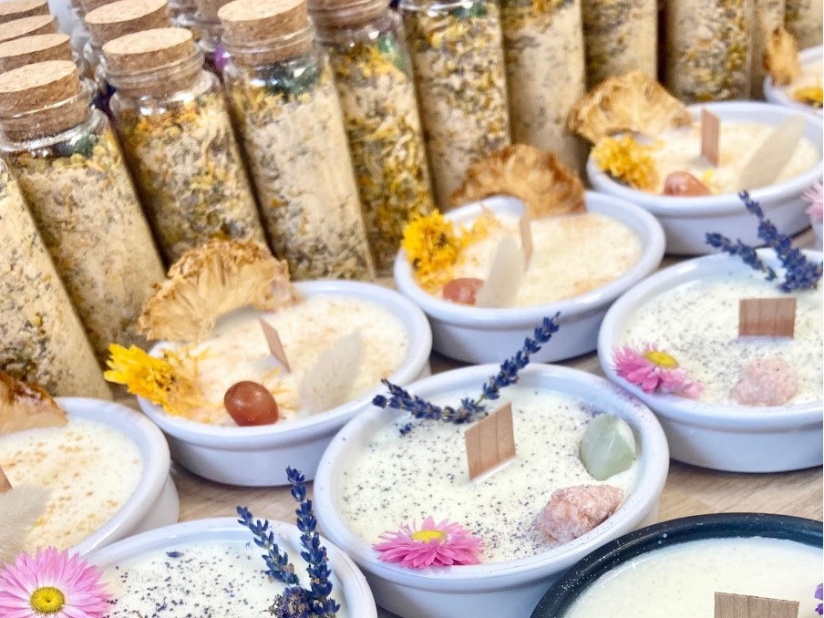 Le monde Des Enchanteresses: cosmetics & candles with lithotherapy ...