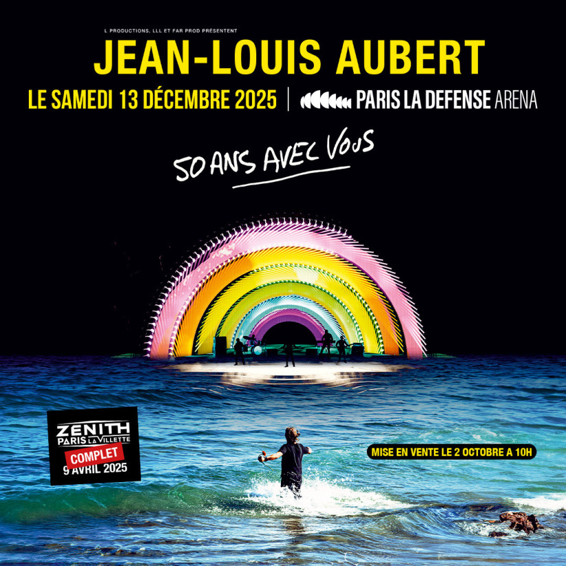 Jean-Louis Aubert en concert à Paris La Défense Arena en décembre 2025 - Sortiraparis.com