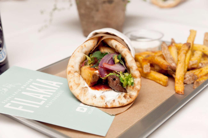 Filakia revisite le souvlaki à Montorgueil - Sortiraparis.com