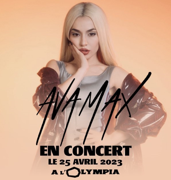 Ava Max en concert à l’Olympia à Paris en avril 2023 - Sortiraparis.com