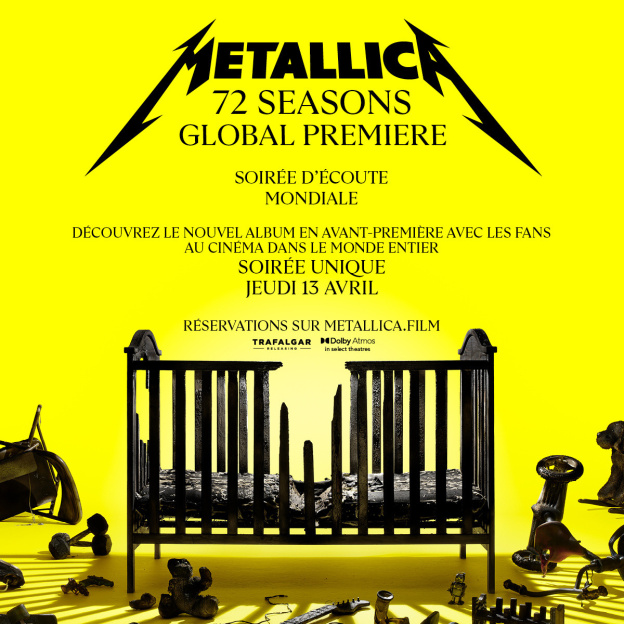 Metallica : venez découvrir le nouvel album "72 Seasons" au cinéma - Sortiraparis.com