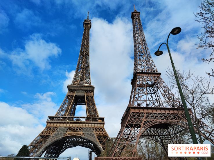 Une deuxième Tour Eiffel apparue dans la nuit sur le Champ de Mars : derniers jours ...