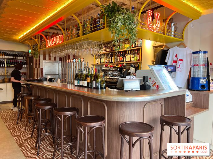 Hasard, un bistrot français où manger, boire et... gratter ...