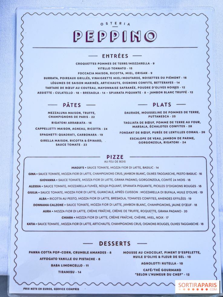 Peppino, restaurant Italien à Puteaux, une trattoria charmante à découvrir - Sortiraparis.com