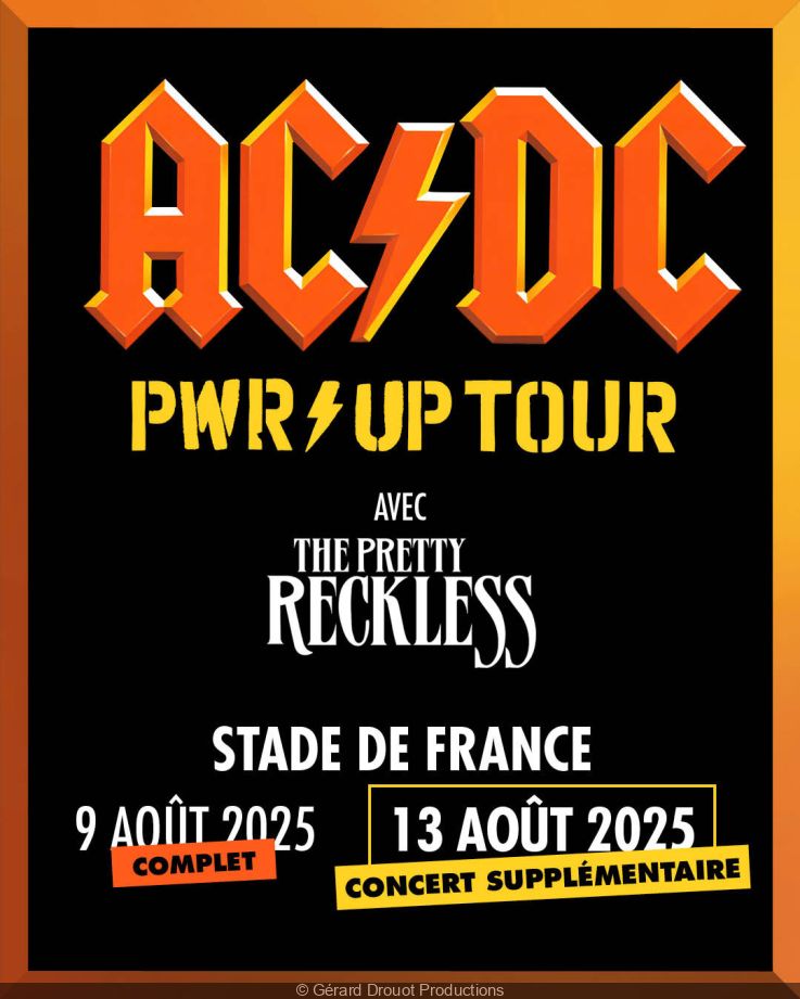 AC/DC en concert au Stade de France en 2025 : quelle est la première ... AC/DC en concert au Stade de France en 2025 : quelle est la première ...