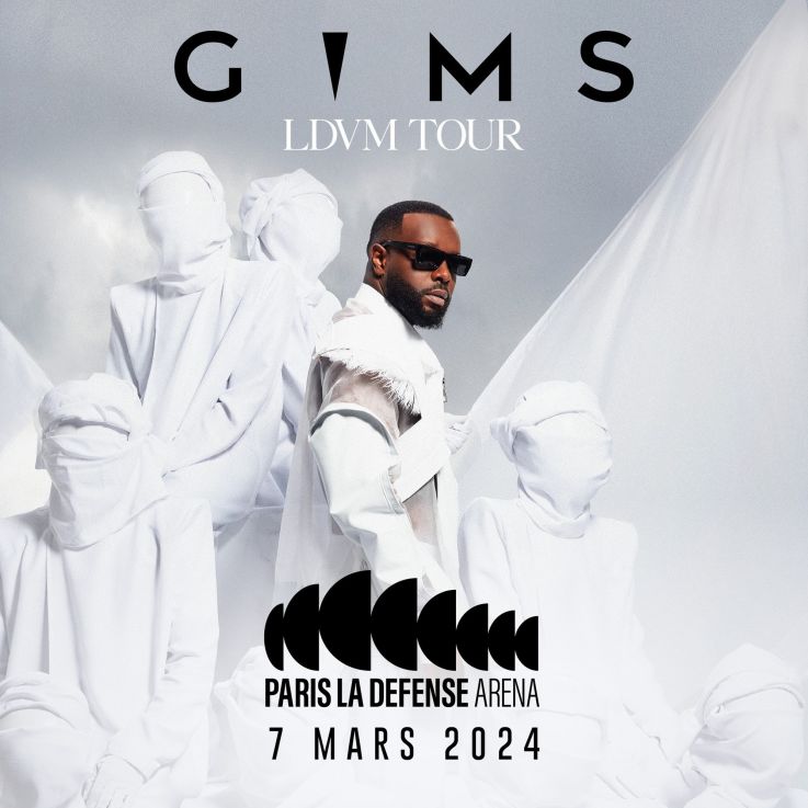 Gims en concert à Paris La Défense Arena en mars 2024 - Sortiraparis.com