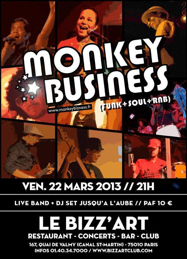MONKEY BUSINESS @ Bizz'Art Club - Sortiraparis.com