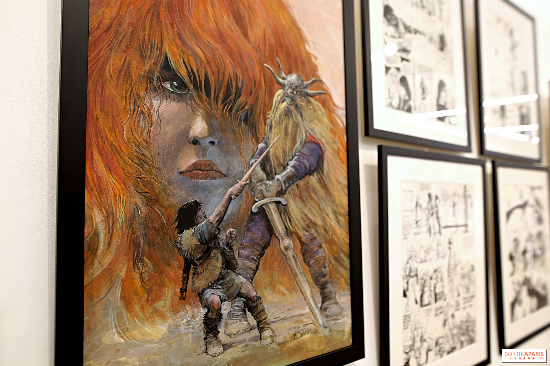 Rétrospective Rosinski / Thorgal : l'exposition gratuite à la galerie Daniel Maghen, nos photos ...