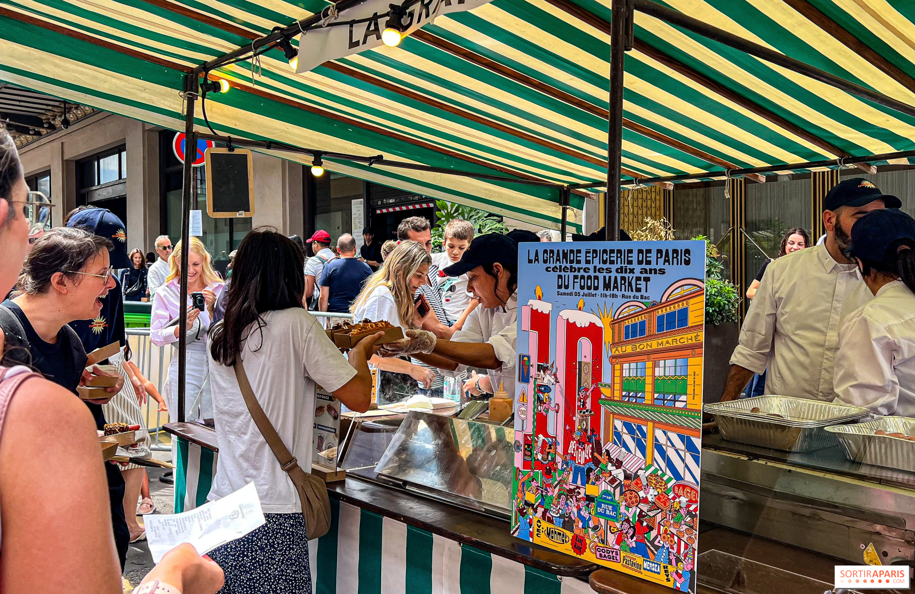 Album Photos Le Food Market fête ses 10 ans à La Grande Épicerie de ...