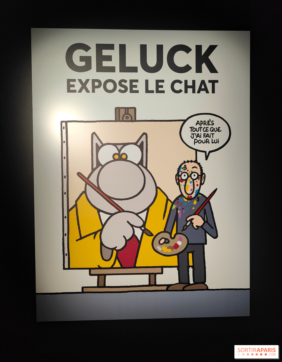 Geluck expose Le Chat : l'exposition rétrospective entre art et humour ...