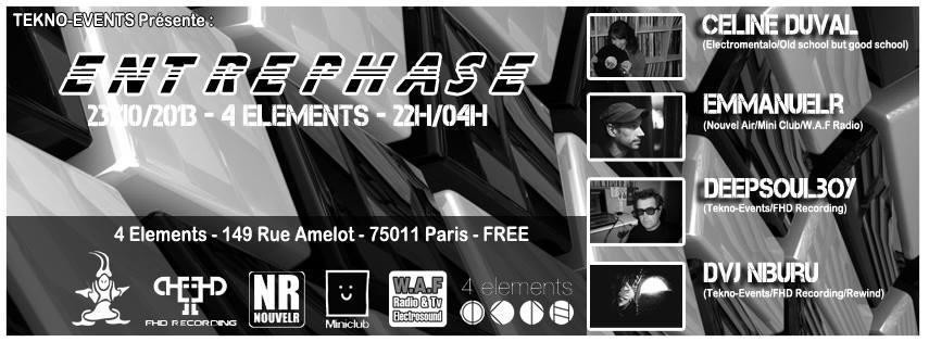 Entrephase @Bar 4 Elements - Sortiraparis.com