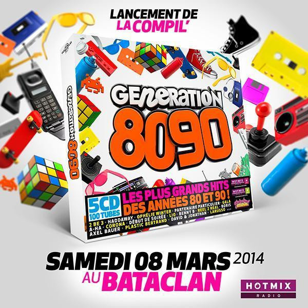Génération 80-90 : Lancement de la Compil au Bataclan - Sortiraparis.com