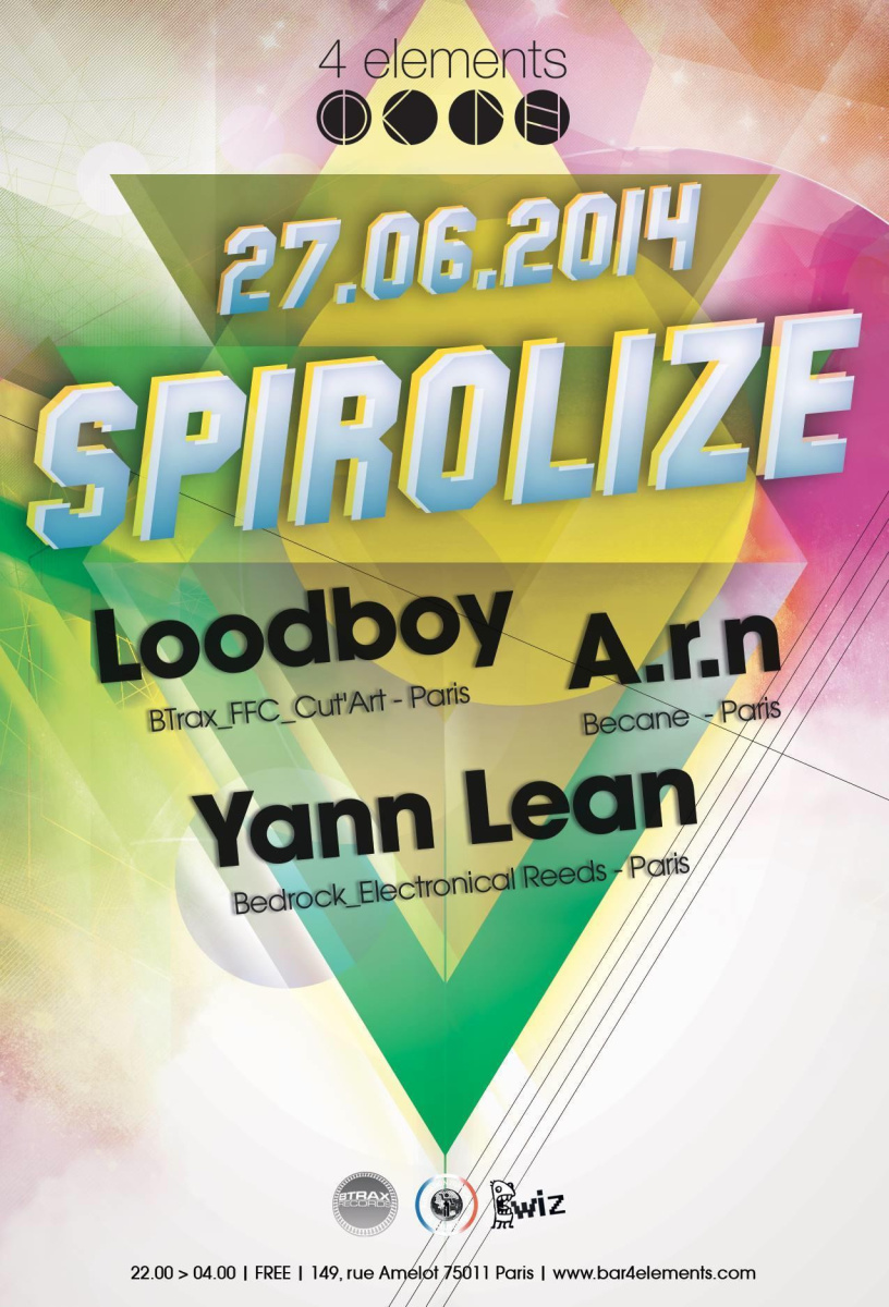 Spirolize @Bar 4 elements - Sortiraparis.com