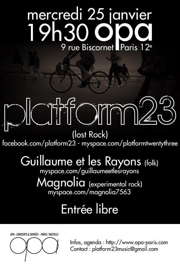 platform 23 en concert - Sortiraparis.com