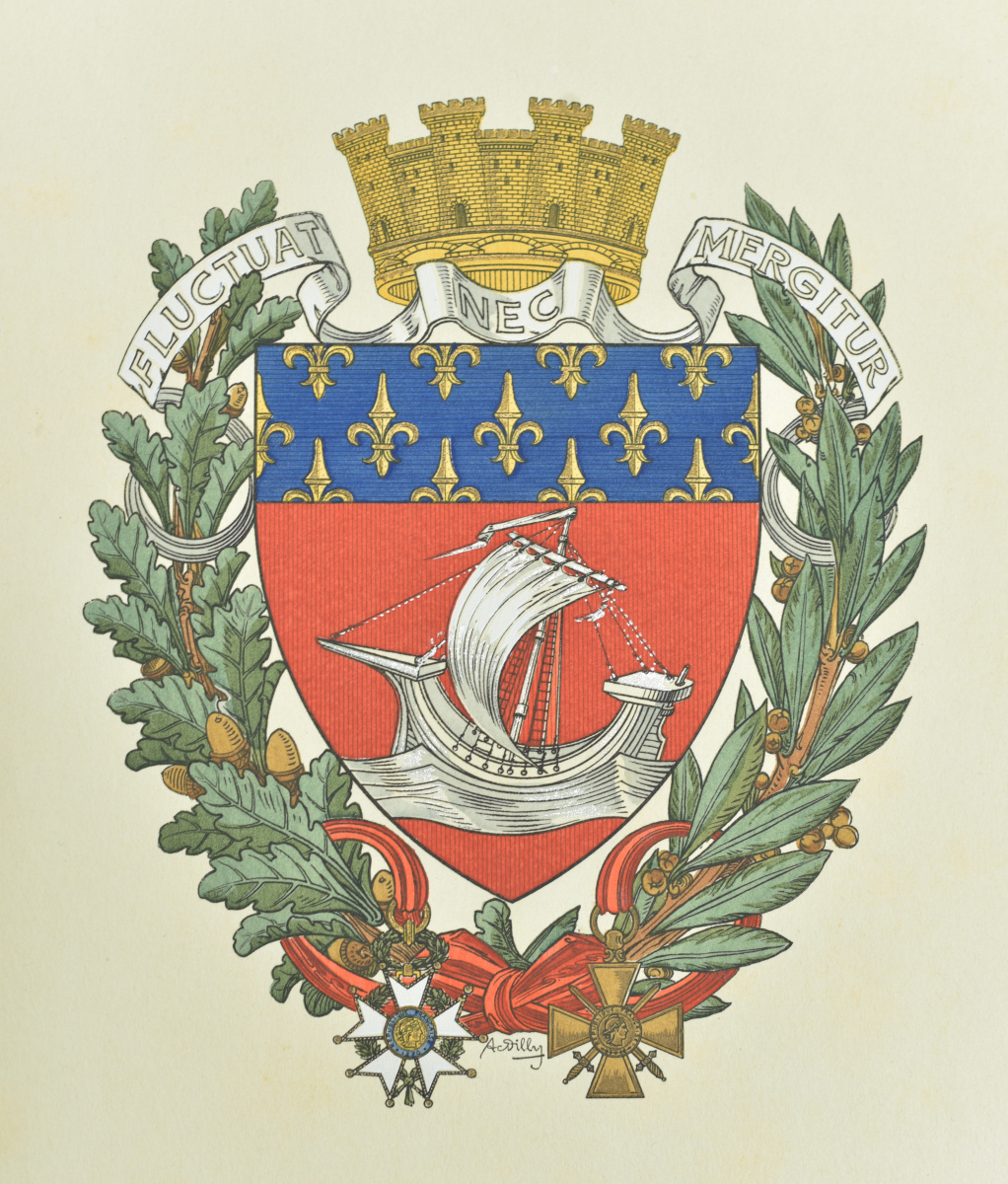 Blason de Paris : histoire et signification du bateau sur les armoiries de la capitale ...