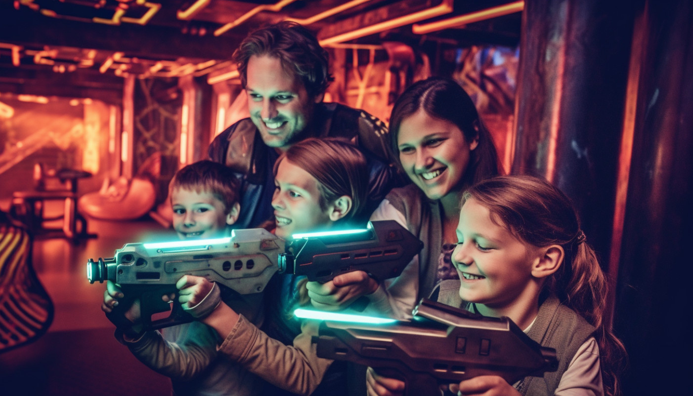 Laser Quest Herblay de 1000 M lik ok Seviyeli Bir Alanda Size Laser Quest Herblay de 1000 M lik ok Seviyeli Bir Alanda Size