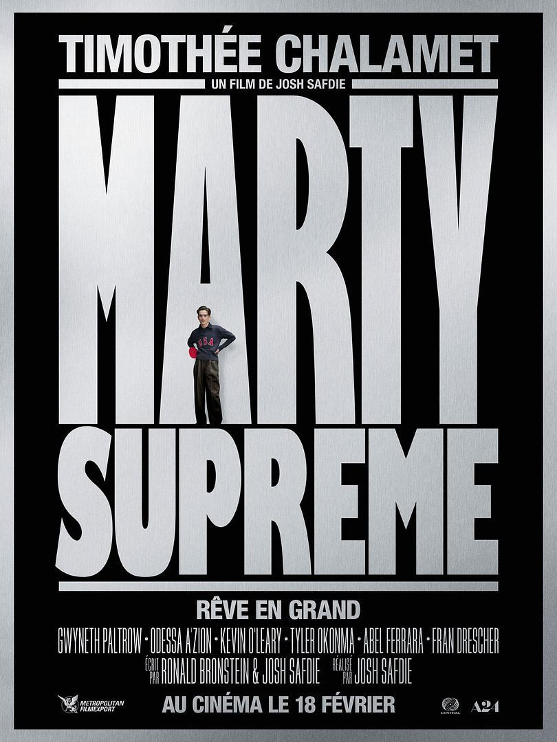 Marty Supreme (2026) : biopic avec Timothée Chalamet au cinéma ...