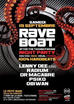 RAVE BOAT after Techno Parade [Night Party] au Petit Bain ...