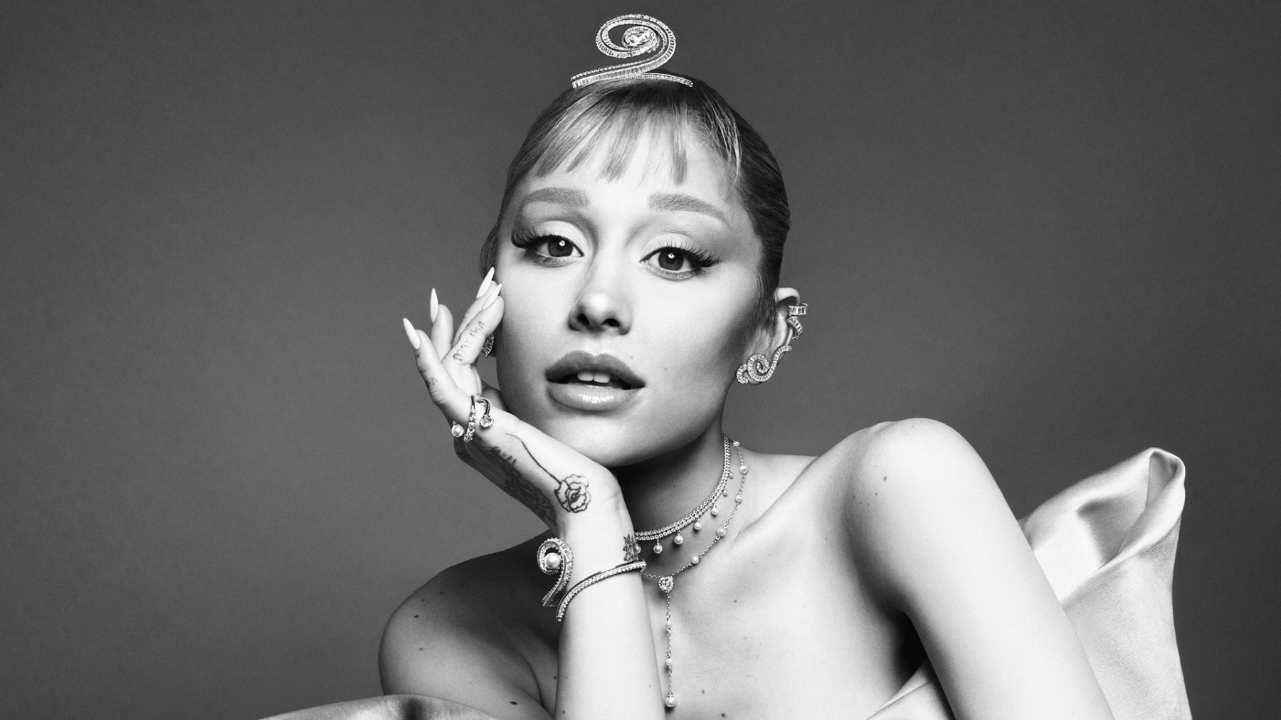 Ariana Grande x Swarovski Capsule Collection at Galeries Lafayette ...