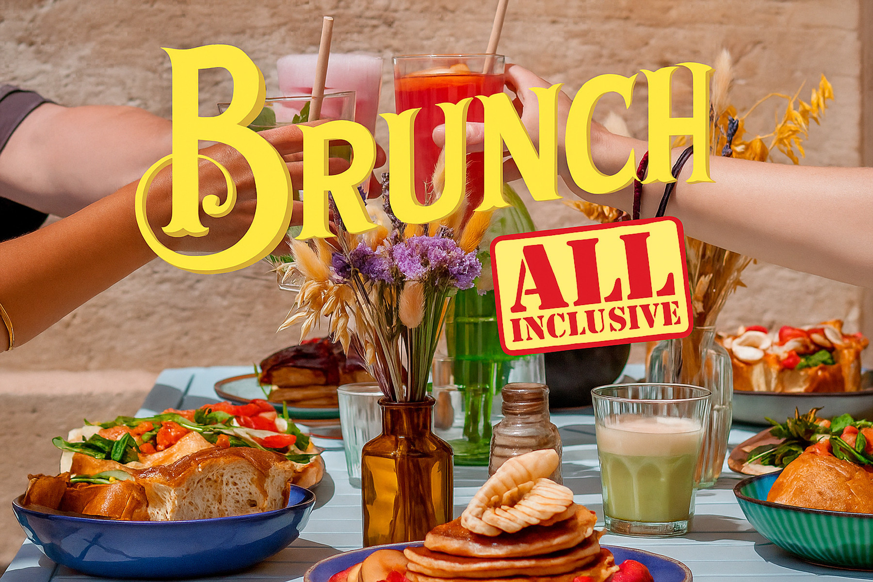 An all-inclusive brunch with over 70 recipes, drinks and even cocktails ...