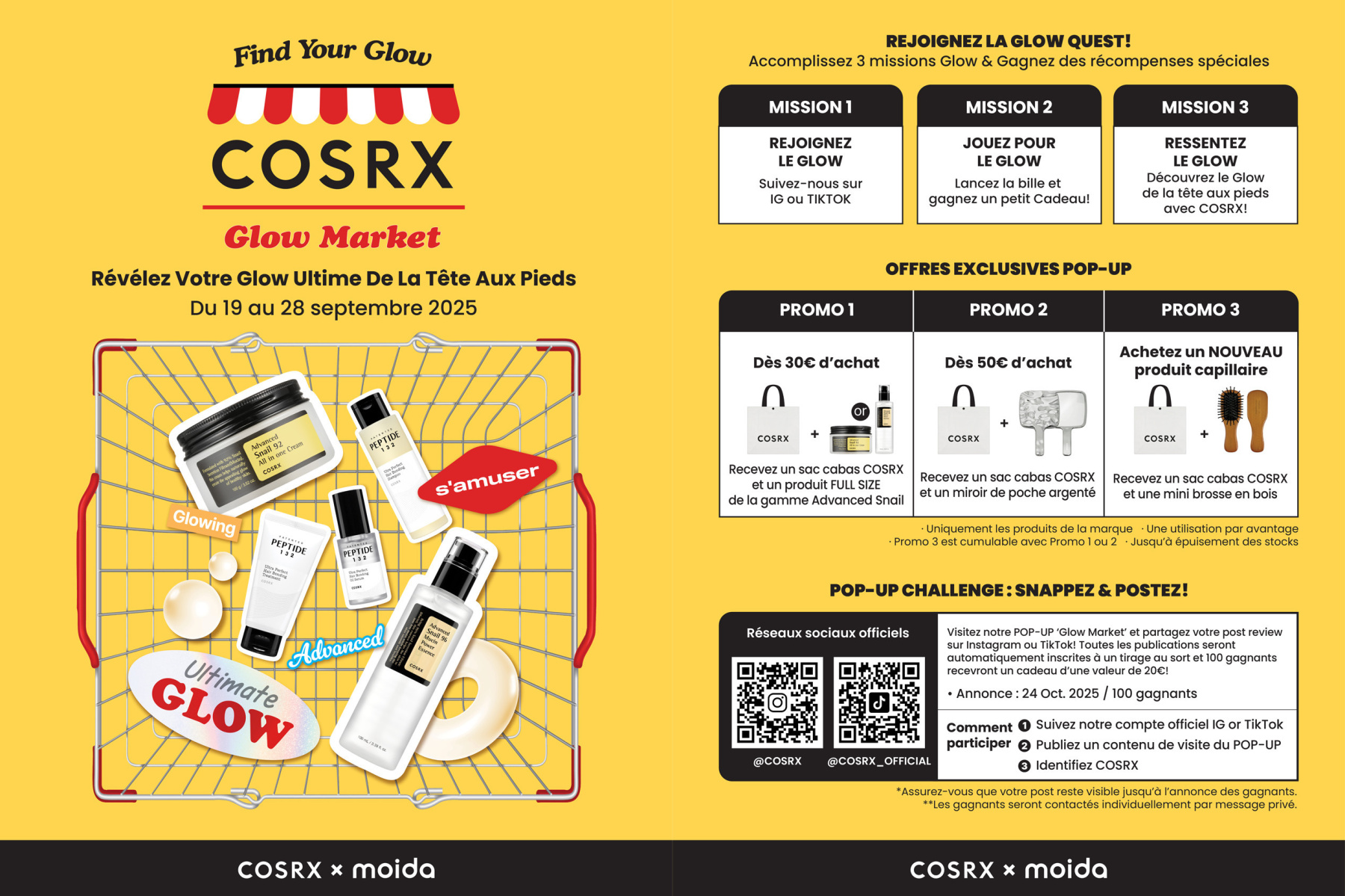 COSRX GLOW MARKET: de Koreaanse beauty pop-up opent in Parijs ...