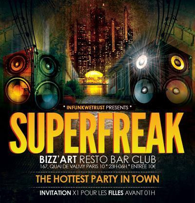 SUPERFREAK @ Bizz'art Club - Sortiraparis.com